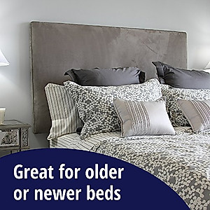 Glideaway DRCV1L Bed Rail System - Adjustable Steel Drop Rail Kit to Convert Full Size Beds to Fit Queen Size Mattresses - Suitable For Antique Beds - Hook-in Attachments