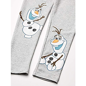 Amazon Essentials Disney | Marvel | Star Wars | Frozen | Princess Girls' Leggings, Pack of 4, Frozen Sisters, 4T