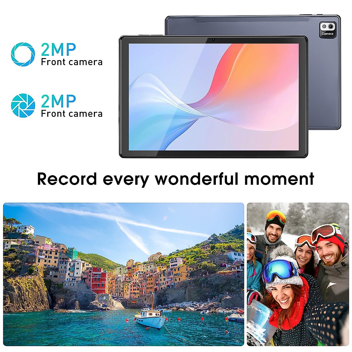 SGIN Tablet, 10.1 Inch Android 13 Tablets 4GB RAM 128GB ROM with Octa-Core 2.0Ghz Processor, 1280 * 800 Pixel IPS Screen, 2MP+8MP Camera, 6000mAh, WiFi, Bluetooth 5.0