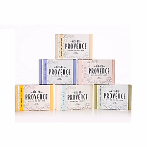 Aix en Provence Triple Milled Shea Butter Artisanal French Soap, 200g Soap Bar (5029)