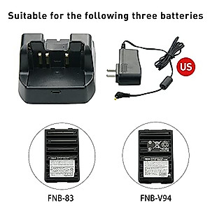 CD-47 Desktop Charger for Yaesu FT-270R FT-60R Vertex Standard VX160 VX420 VX-400 VX-410 VX-414 VX-417 Radio Battery Charger
