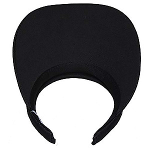 Glove It Womens Black Slide On BLING COIL VISOR, Black Bling Slide On Visor