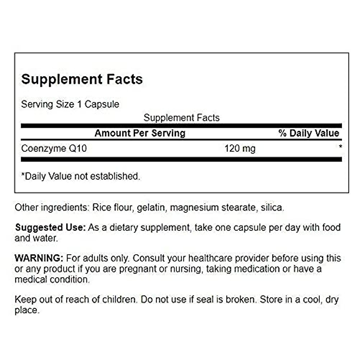 Swanson CoQ10 - Helps Promote Heart Health, Energy Support, & Aids Overall Cardiovascular System Health - Helps Maintain Coenzyme Q10 Supplement - (100 Capsules, 120mg Each) (2 Pack)