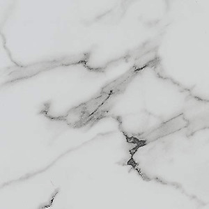 Convenience Concepts Designs2Go No Tools 5-Tier Tower, Faux White Marble/Chrome