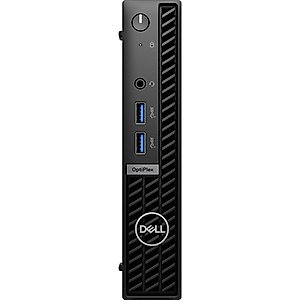 Dell OptiPlex 7000 7010 Desktop Computer - Intel Core i5 13th Gen i5-13500T Tetradeca-core (14 Core) 1.60 GHz - 16 GB RAM DDR4 SDRAM - 256 GB M.2 PCI Express NVMe SSD - Micro PC - Black