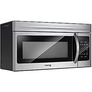 30 Inch Over-the-Range Microwave Oven, GASLAND Chef Over The Stove Microwave Oven with 1.6 Cu. Ft. Capacity, 1000 Watts, 120V, 13" Glass Turntable, 300 CFM in Stainless Steel, 13" Glass Turntable