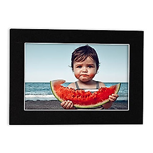 Pack of Ten Acid Free 28x34 Mats Bevel Cut for 26x32 Photos - Black with Black Core Precut Matboards With Backing Boards and Self Seal Photo Mat Bags For Pictures, Photos, Framing - 4-ply Thickness