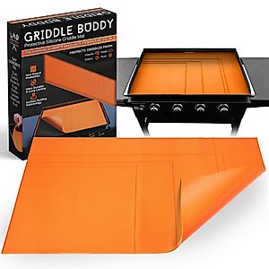 Silicone Griddle Mat by Griddle Buddy for Blackstone Griddles 36", 30", 28", 22" & 17", Heavy Duty Food Grade Mat, Protect from Rodents, Insects, Debris, Rust, All Season Cooking Cover