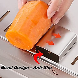 Manual Bone Meat Slicer,Stainless Steel Bone Cutter Machine,Rib Fish Chicken Beef Cutting Machine for Home Cooking and Commercial Cooking 15.3 In(2 Sharp Blades)