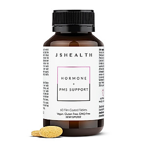 JSHealth Vitamins Hormone Balance for Women and PMS Support Supplement - Premenstrual Symptom Relief with Vitamins B3, B6 & Magnesium (60)