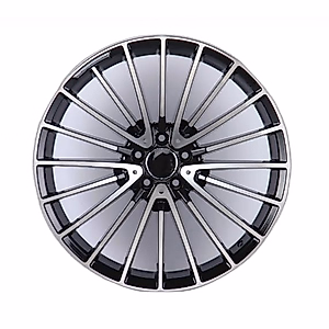 New 22x9.0 Wheel Rim AMG Style Black Machined Face Compatible With Mercedes Benz 5x112 30mm CB66.56 (One Wheel)