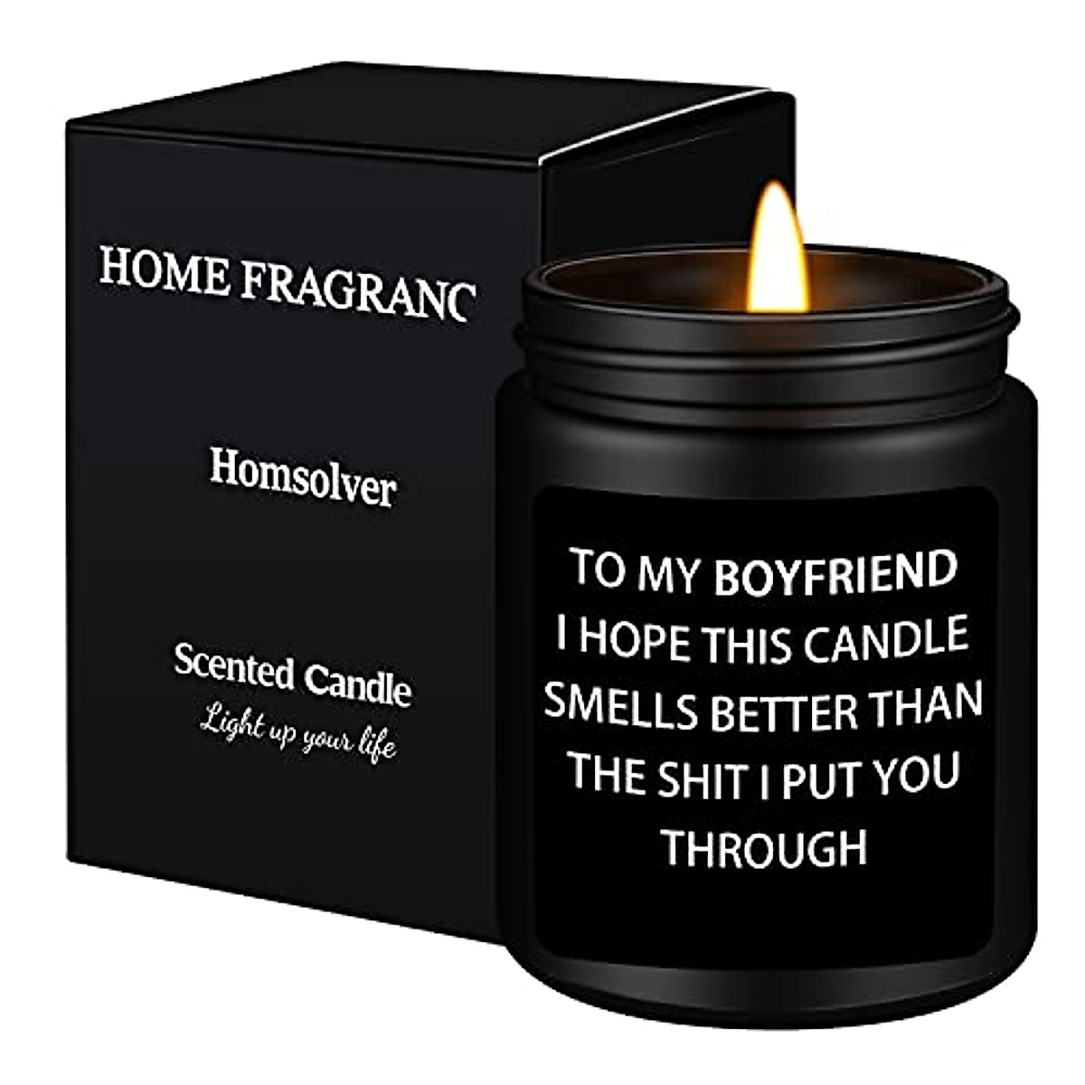 Gifts for Boyfriend from Girlfriend, Best Fiance Boyfriend Gifts, Gifts for Him, Birthday Gifts Anniversary Funny Gifts Valentines Day Gifts for Boyfriend, Perfect Scented Candles Gifts for Men…