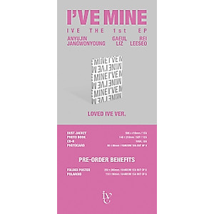 IVE Album - I'VE MINE I'VE MINE The 1st EP Full Album Set (4 ver. set)+Pre Order Benefits+BolsVos Exclusive K-POP Inspired Digital Planner, Sticker Pack for Social Media