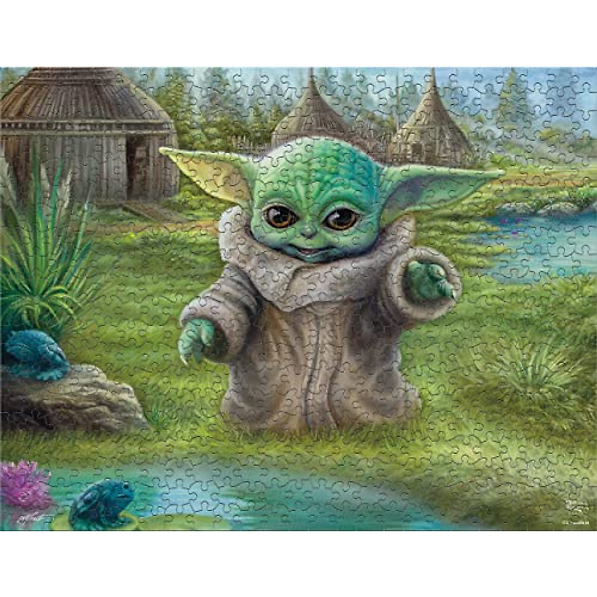 Ceaco - 4 in 1 Multipack - Thomas Kinkade - Mandalorian Collection - (4) 500 Piece Jigsaw Puzzles