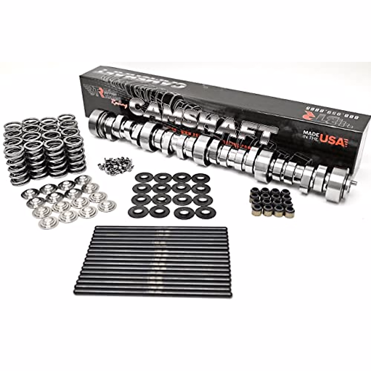 Brian Tooley BTR 5.3 Hot Rod Camshaft for Gen 3/4 LS 4.8L 5.3L LM7 LC9 LMG LMF LR4 L59 L33 LY2 L20 LH8 LH6 (Cam, Steel Retainer Springs, Pushrods)