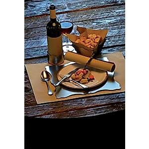 Mepra Dolce Vita Cutlery Set – [5 Pieces Set] Pewter Finish, Dishwasher Safe Cutlery