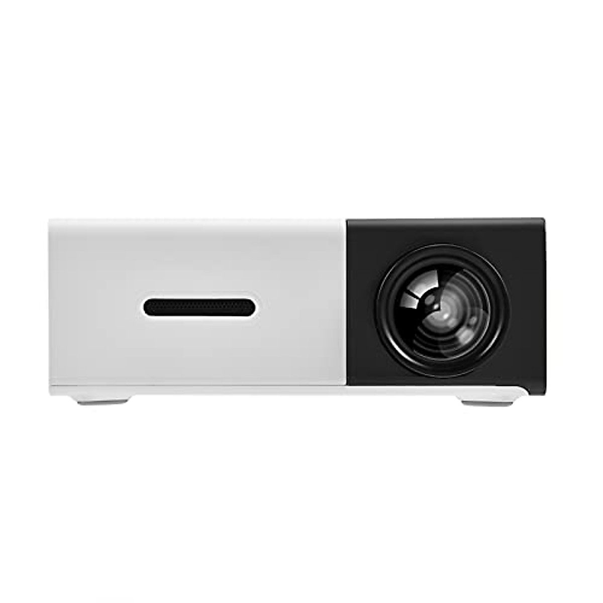 Phone Projector High Peak Mini Space Black Mini Stylish Home Theater Portable Led Projector Projectors Multimedia Player Us Plug Black White (Black and White)