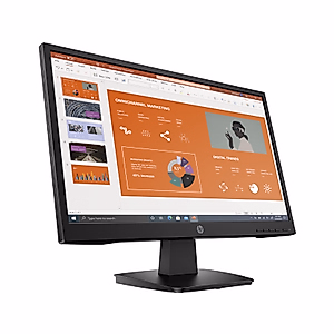 HP P22va G4 21.5 inch 1080P Computer Monitor, Full HD Anti-Glare VA Display, 3000:1 Contrast Ratio, HDMI, VGA, VESA Mount, Low Blue Light Mode, Ideal for Home and Business, Black (2022 Latest Model)