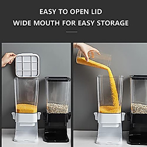 LYXIANG Airtight Food Storage Container Set - Kitchen & Pantry Containers - for Flour, Cereal, Spaghetti, Pasta & More 5.5L,A