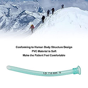 SPYMINNPOO Nasal Pharyngeal Airway,PVC Nasopharyngeal Tube Disposable Nasopharyngeal Airway for Vomiting Oral Trauma
