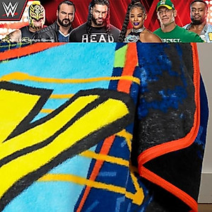 Franco Kids Bedding Soft Plush Micro Raschel Throw, 46 in x 60 in, WWE