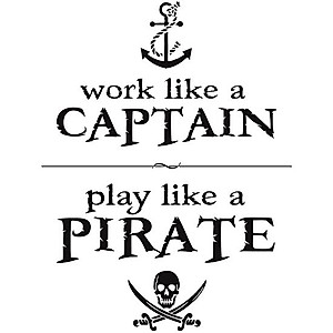 CafePress Work Like A Captain, Play Like A Pirate Mugs Ceramic Coffee Mug, Tea Cup 11 oz