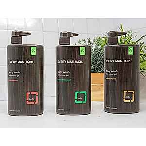 Every Man Jack Body Wash, Eucalyptus Mint, 33.8-ounce