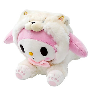 Maikerry 10" My Melo Plush Toy - Super Cute Kawaii Cinnamon Anime Dog Doll, Soft Stuffed Animal Pillow, Perfect Party Favor & Birthday Gift for Children & Fans (Pink Melo)