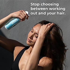 SWAIR Showerless Shampoo 8oz. Dry Shampoo Alternative | Cleans Hair Without Suds, Rinsing or Residue | Alcohol Free