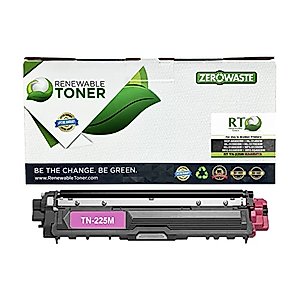 Renewable Toner TN-225M Compatible High Yield Replacement for Brother TN225 TN225M | for Use in DCP-9020cdn HL-3140cw HL-3170cdw HL-3150cdn HL-3180cdw MFC-9130cw MFC-9330cdw MFC-9340cdw (Magenta)