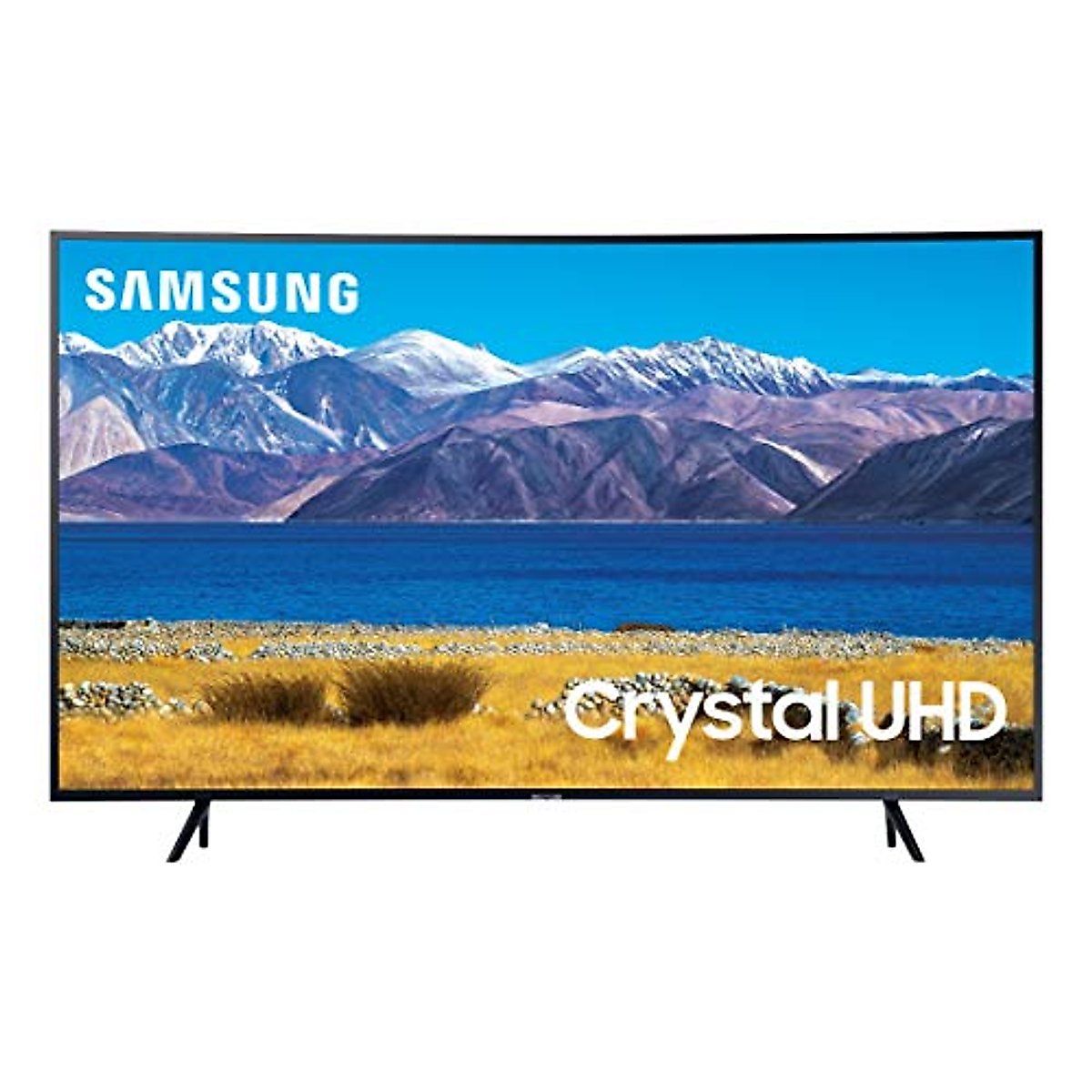 SAMSUNG 55-inch Class Curved UHD TU-8300 Series - 4K UHD HDR Smart TV With Alexa Built-in (UN55TU8300FXZA, 2020 Model)