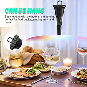 Food Fans for Tables, Portable Food Fan with Aroma Diffuser Function, Holographic Blade & 3 Heights Adjustable,Table Food Fan Food Fan for Outdoor Indoor,Picnic and Restaurant, 4pack