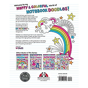 Notebook Doodles Go Girl!: Coloring & Activity Book (Design Originals) 30 Inspiring Designs; Beginner-Friendly Empowering Art Activities for Tweens, on High-Quality Extra-Thick Perforated Paper