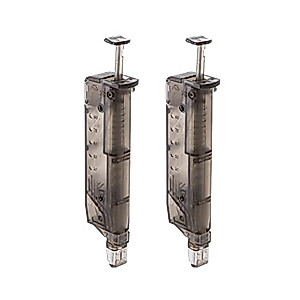 Airsoft Speed Loader for 6mm BBS, 100 Rounds Quick Loader for Airsoft Magazine BB Pellet, Fast Loader for AEG Biodegradable 6mm BB - 2 Packs