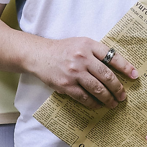 COLORFUL BLING 8MM Stainless Steel Anxiety Ring Fidget Spinner Rotating Cross Ring Stress Relieving Christian Prayer Religious Jewelry for Women Men Size 6-13-8