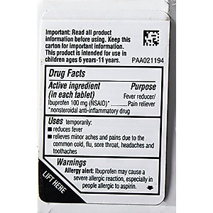 Advil Junior Strength Pain Reliever - 24 Chewable Tablets