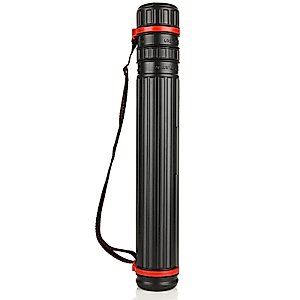 FVIEXE Poster Tube, Small Poster Tube with Adjustable Strap, Art & Poster Storage Transport Tubes, Carry Document, Blueprint, Drawing and Artwork, Poster Holder Tube Cases Expand from 17.5 to 28 Inch