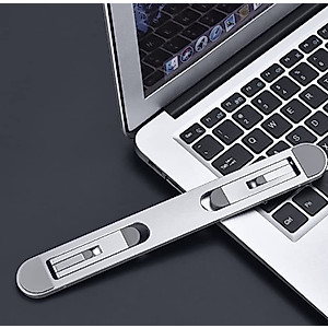 AMJ Company Portable Stealth Keyboard Riser, Minimalist Keyboard Riser, Aluminum Stand For Laptop (T23)