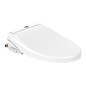WELLFOR Smart Bidet Toilet Seat, Soft Close and Heated, Smart Bidet Toilet Seat for Elongated, Toilets with Remote and Lighted, Deodorizer automatically Toilet Seat, LED Nightlight, White