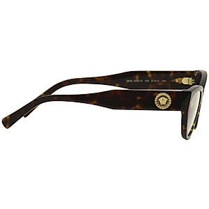 Versace Women's Eyeglasses VE3280B VE/3280/B 108 Havana Optical Frame 51mm (Havana, 51)