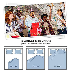 Gifts for Women 50th Birthday Gifts for Men 50th Birthday Decorations Women 1973 Blanket Funny Gifts for Her Him Birthday Gifts Ideas for Husband Wife Dad Mom Bed Throw Cool Blanket 60 Inch X 50 Inch