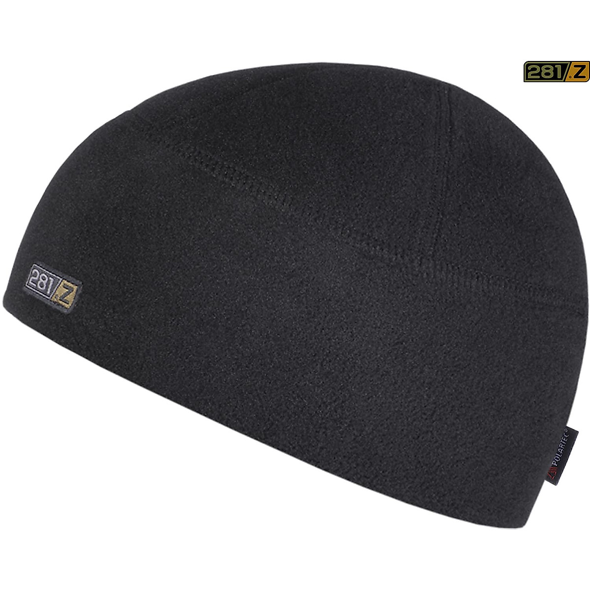 281Z Polartec Fleece Classic 100 Winter Skull Cap - Military Tactical Outdoor Sport - Watch Cap Beanie (Black, Large)