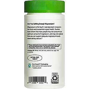 Rainbow Light Magnesium Calcium + Food Based Tablets 180 tablets