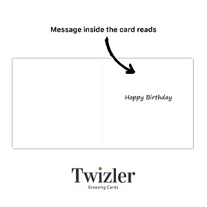 Twizler 3rd Birthday Card Girl Mermaid - Age 3 Birthday Card – Girls Birthday Card Age 3 – Happy Birthday Card 3 Year Old Girl - Childrens Birthday Cards – Happy Birthday Card Girl – Card Age 3 Girl