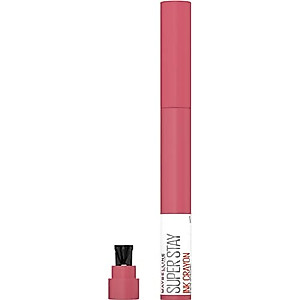Maybelline Super Stay Ink Crayon Matte Longwear Lipstick Makeup, 145 Break The Ceiling, 0.04 oz
