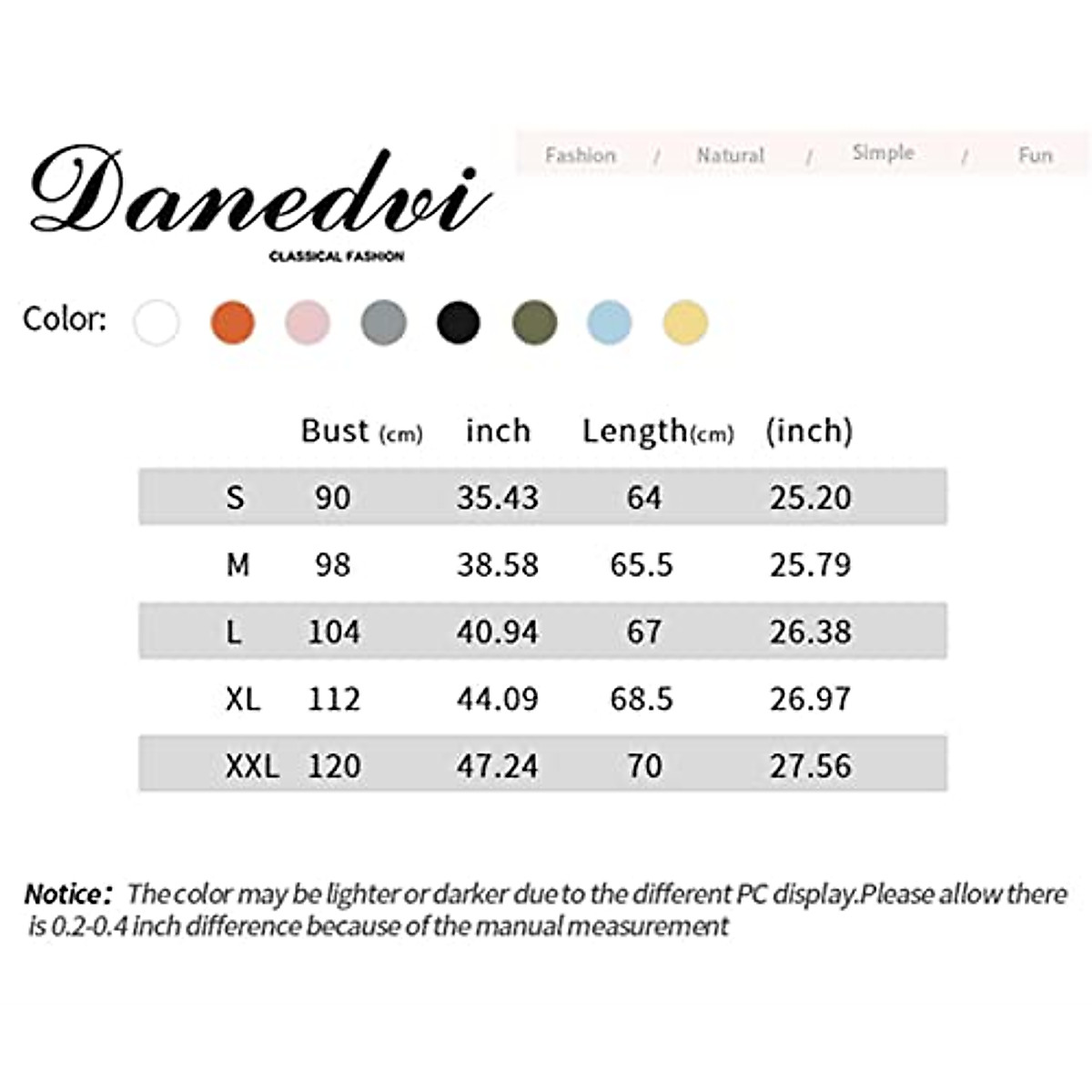 Danedvi Women Fashion V-Neck Half Sleeves Oversized T Shirt Solid Casual Loose Basic Tops Army Green