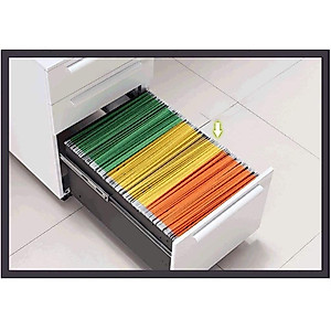 File Storage Cabinet Flat Flat File Cabinet Flat File Data Storage File Box Folder Storage Box Drawer Filing Cabinet Wheeled Movable with Lock with Pulley Desktop Supplies File Box File Box