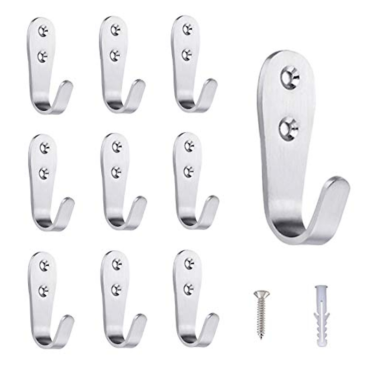 MANMILAI Wall Hooks Heavy Duty Mounted Standard Coat Hooks for Wall Hooks for Hanging Shelf with Hooks