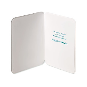 Papyrus 70th Birthday Card (Wonderful Milestone)