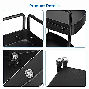 Lvssci Corner Shelf 3 Tier Bathroom Countertop Organizer ，Kitchen Bathroom Countertop Perfume Trays for Dresser Cosmetic Makeup Organization Standing Shelves Space Saving Holder